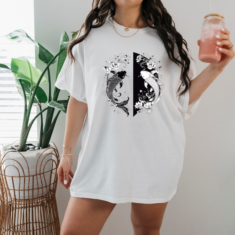 Koi Fish DTF Anime DTF Transfer Cute DTF Transfer Ready to Press ...