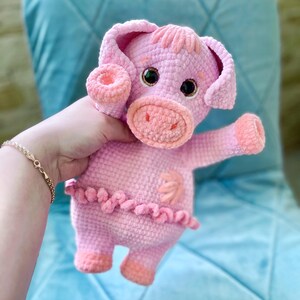 Crochet Snuggler Piggy Pattern, Amigurumi Pig Pattern, Pig Pattern ...