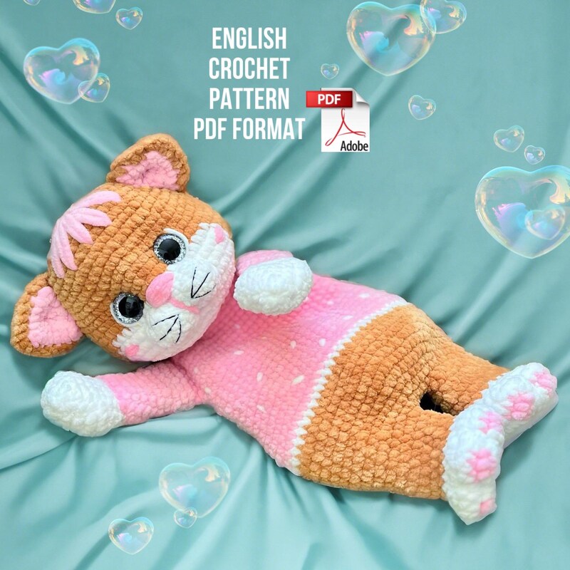 Rag Doll Cat Pattern - Etsy
