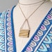 Modern Ladder Necklace Statement Jewelry Geometric Brass - Etsy