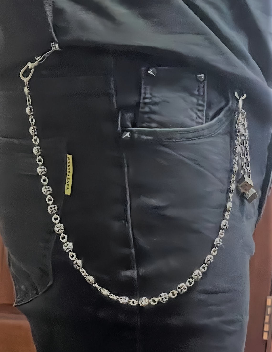 Handmade Wallet Chain, CH Style Punk Wallet Chain, Hip Hop Wallet Chain ...