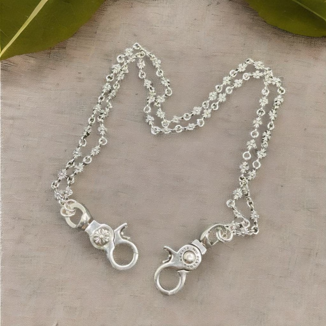 Handmade Wallet Chain, CH Style Punk Wallet Chain, Hip Hop Wallet Chain ...