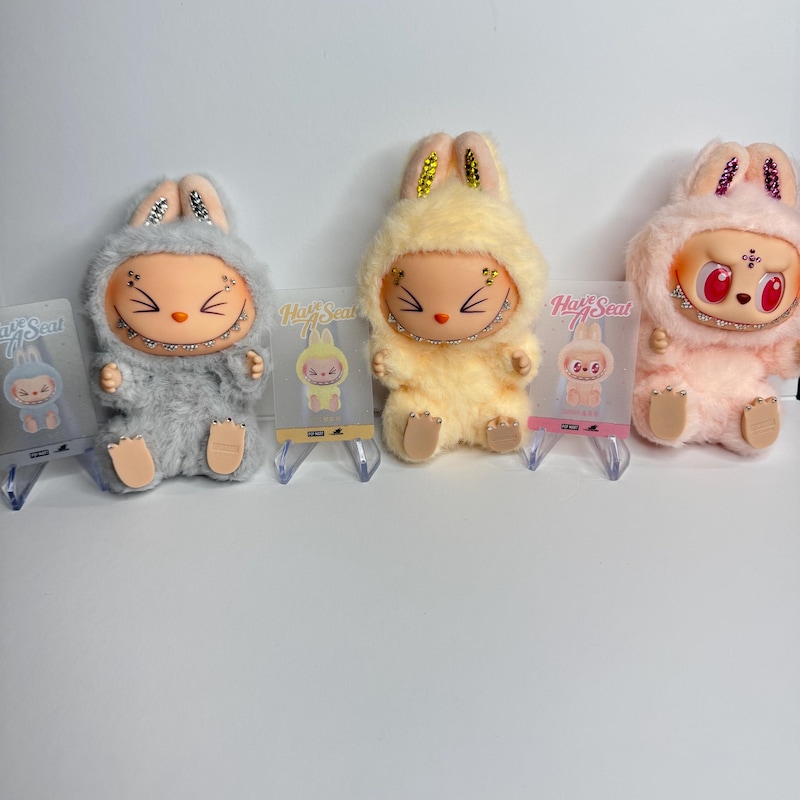 Labubu Popmart Keychains - Etsy