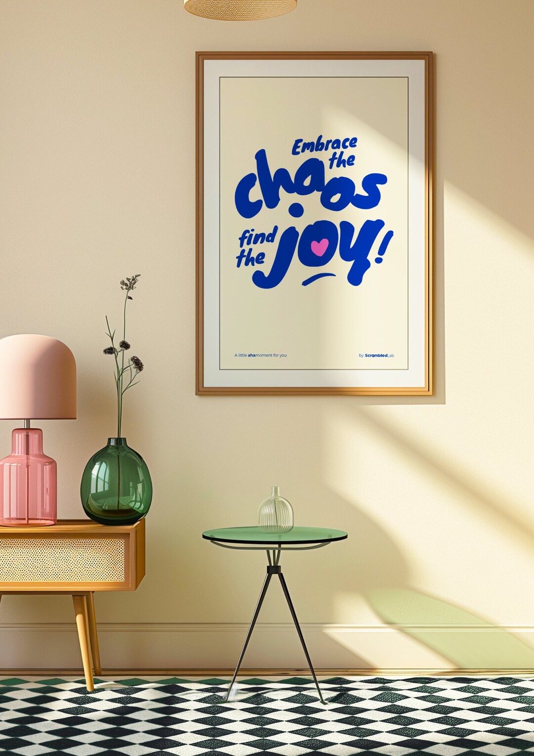 Embrace the Chaos, Find the Joy Printable Wall Art Digital Poster ...