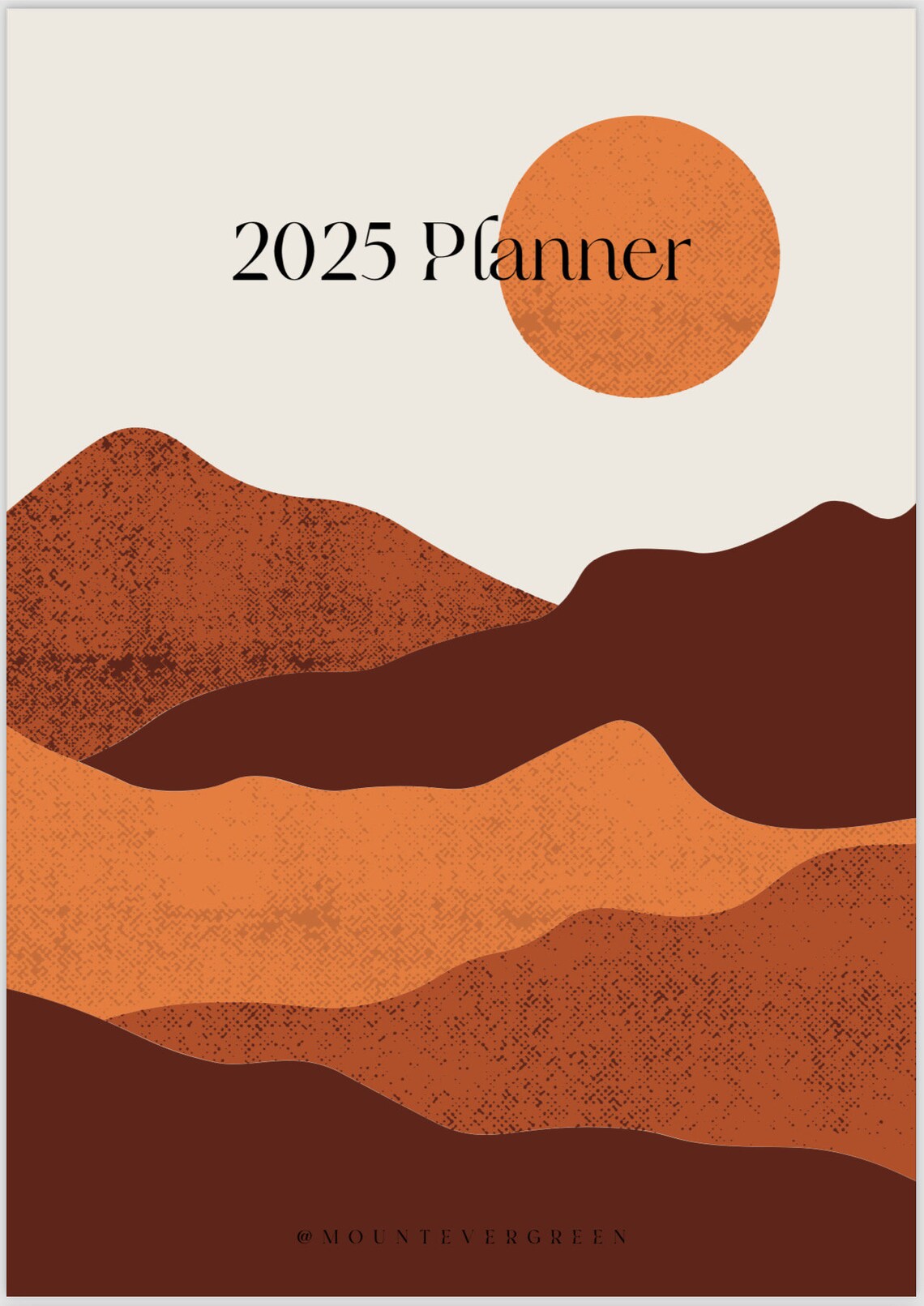 2025 Desert Planner - Etsy