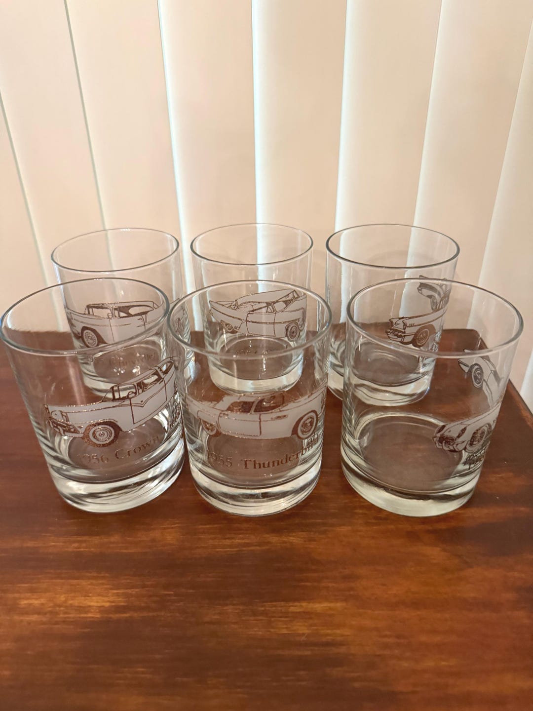6 Car 1950s Glasses - Etsy