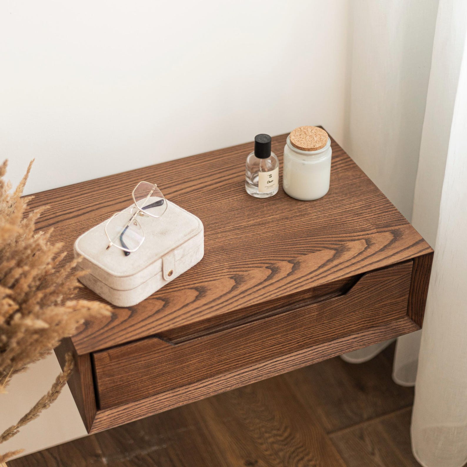 Floating Nightstand, Floating Drawer, Bedroom Decor, Bedroom Storage ...