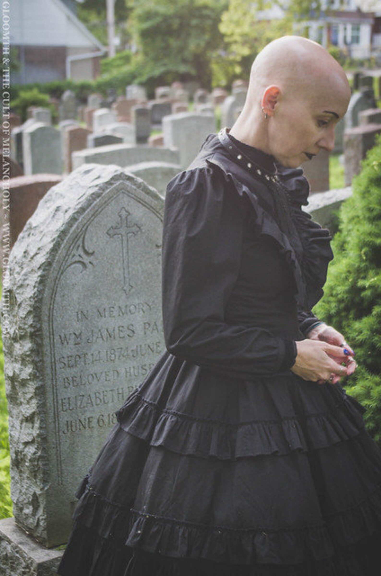 Gloomth Gothic Victorian Mourning Dress Sizes S to 6XL - Etsy