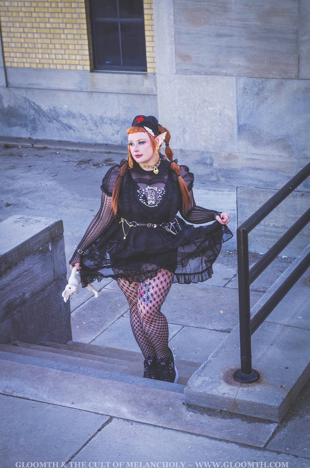 Gloomth Black Licorice Sheer Babydoll Gothic Dress Sizes S to 5XL - Etsy