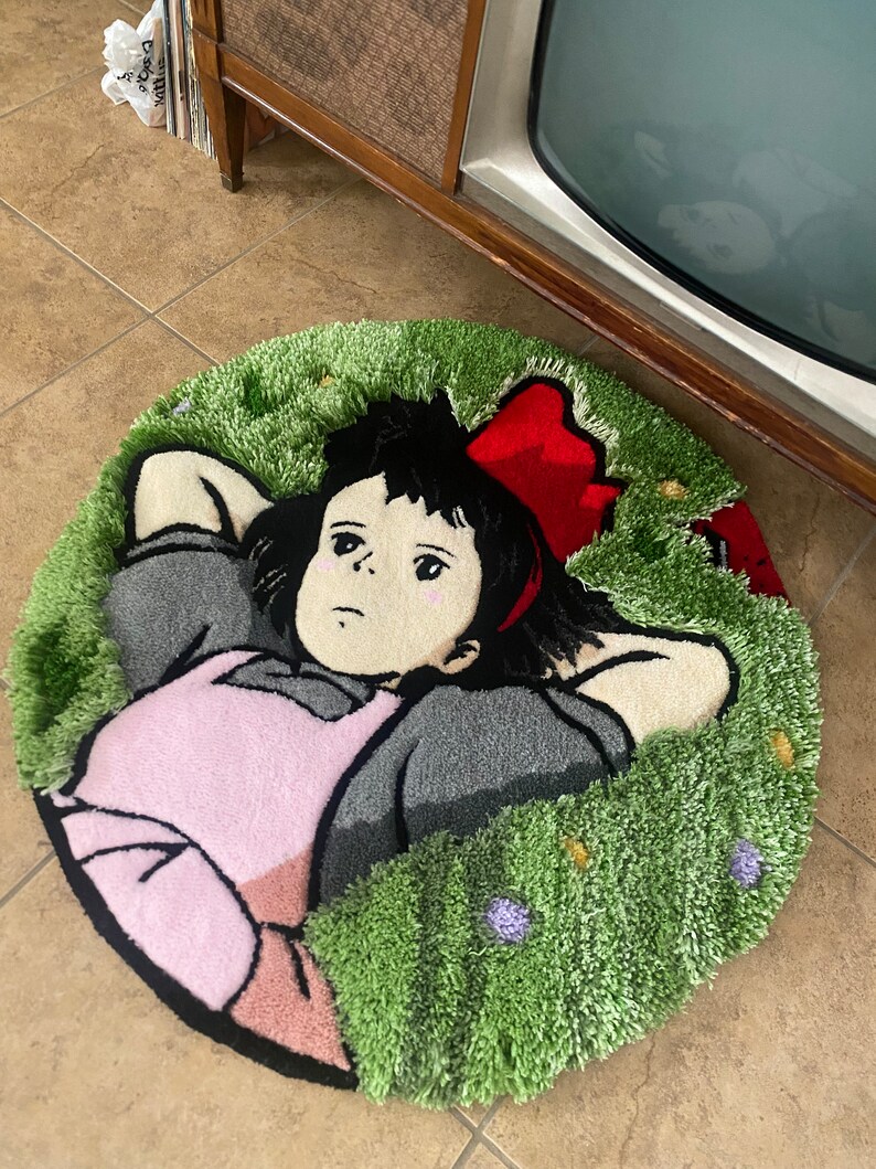 Ghibli Kiki’s Deliver Service Custom Tufted Rug - Etsy