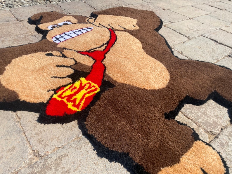 Nintendo Donkey Kong Custom Tufted Rug - Etsy