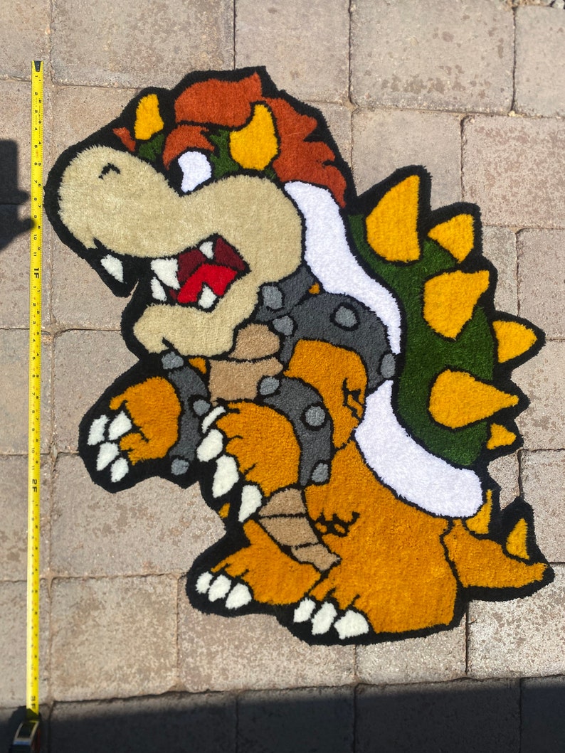 Nintendo Bowser Custom Tufted Rug - Etsy