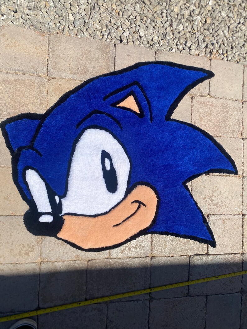 Nintendo Sonic Custom Tufted Rug - Etsy