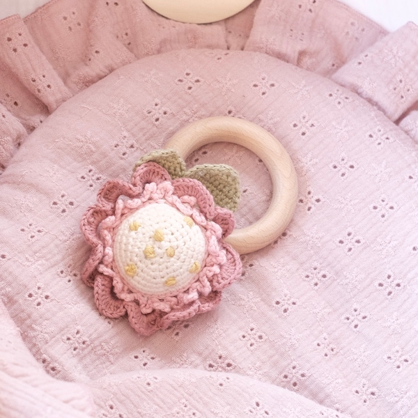 Flower Rattle - Etsy