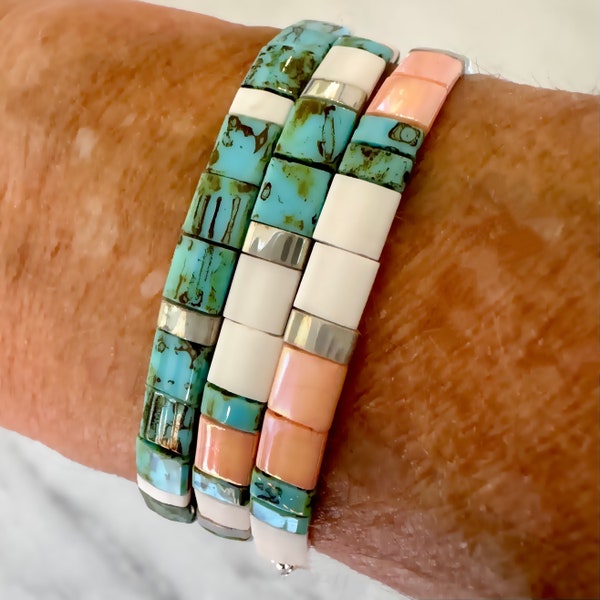 Tile Bracelet - Etsy