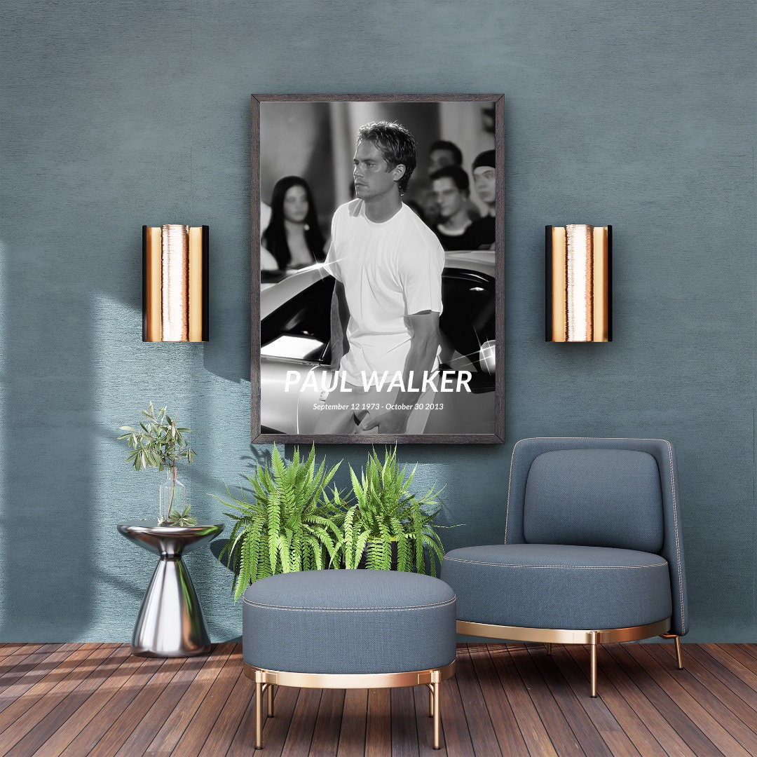 Paul Walker, Paul Walker Poster, Movie Star Poster, Fast and Furıous ...