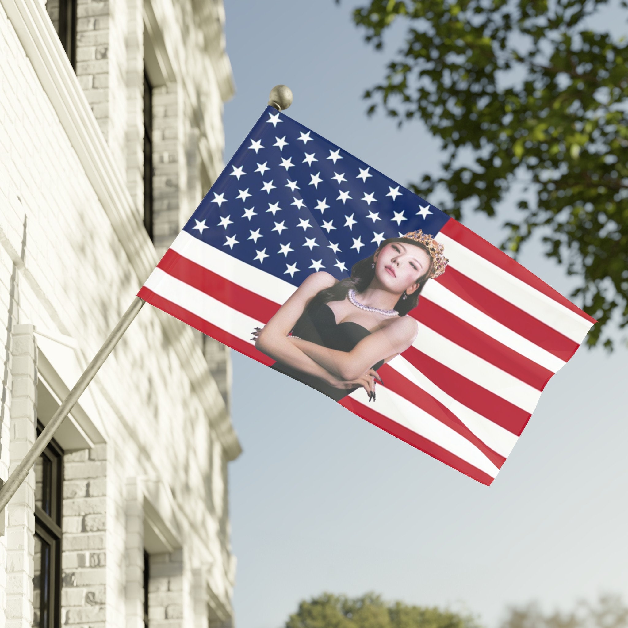 Yeji Itzy Black Queen Flag Banner, Yeji American Flag Tapestry, Yeji ...