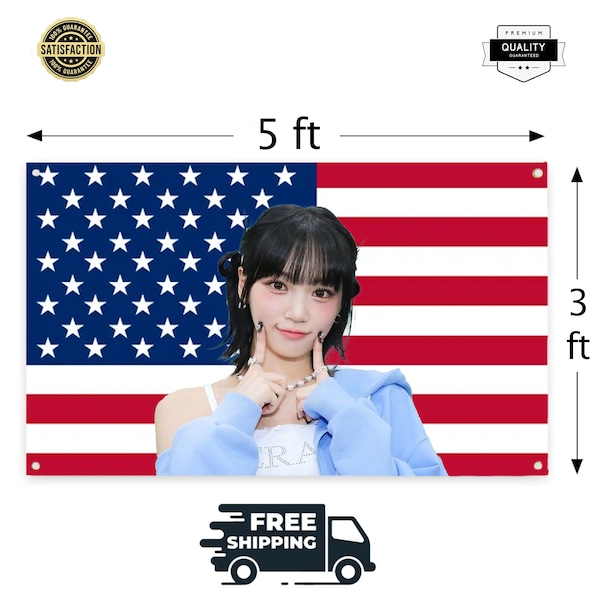 Kim Chaewon Flag - Etsy