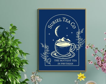 Suriel Tea Co Hottest Tea in Prythian ACOTAR Digital Art Print ...