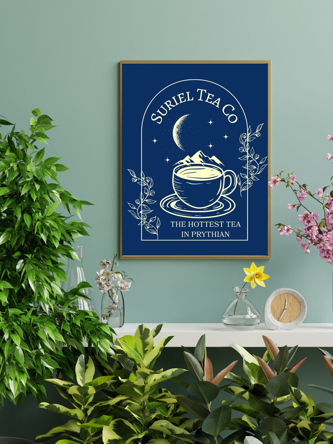 DIGITAL DOWNLOAD Suriel Tea Co Print ACOTAR Decor - Etsy