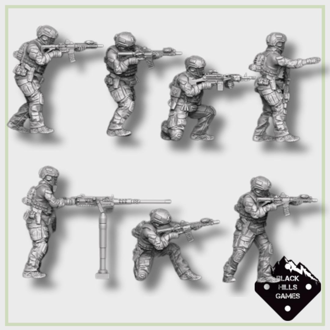 US Rangers - Full Set / Modern Warfare Wargaming Miniatures / Tabletop ...