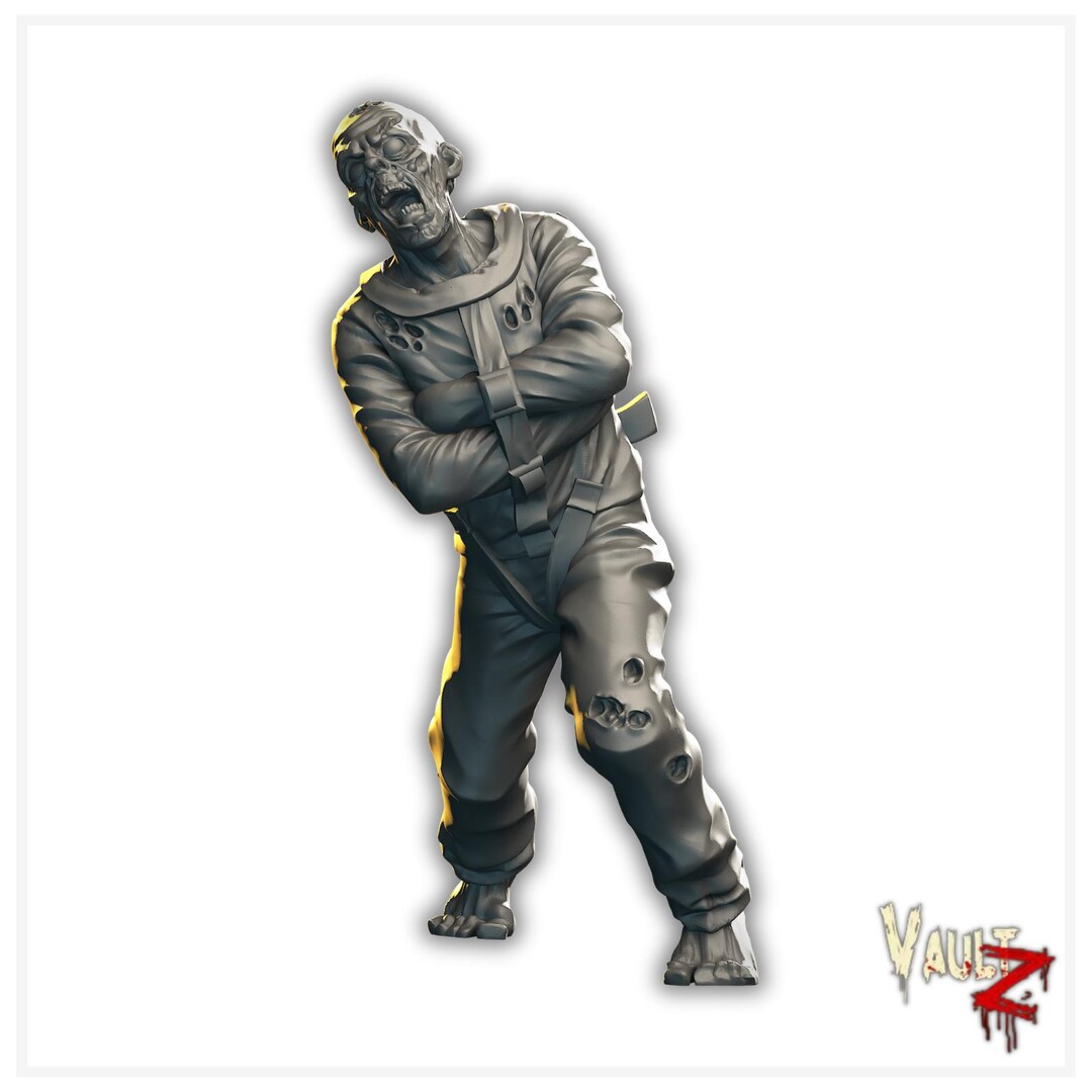 Straitjacket Zombie / Post-apo Wargaming Miniatures / Tabletop RPG ...