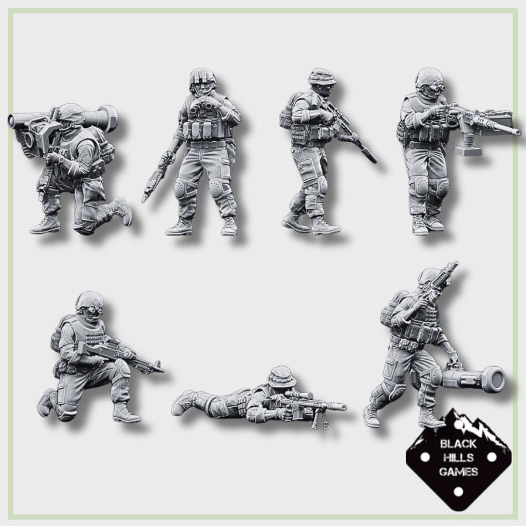 US Airborne Specialists - Full Set / Modern Warfare Wargaming ...