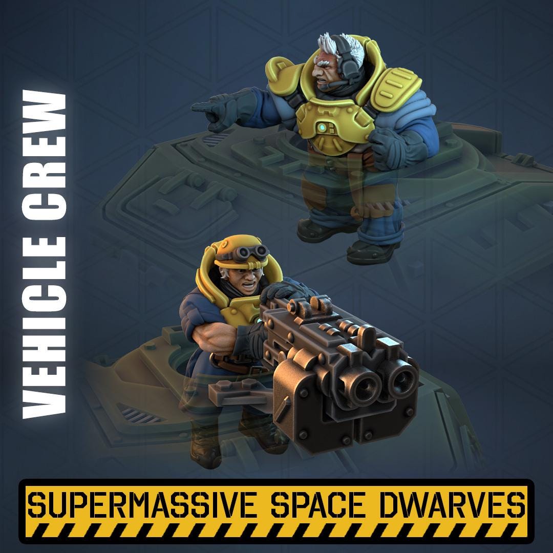 TOAD Vehicle Crew Supermassive Space Dwarves / Grimdark / SF Sci-fi ...