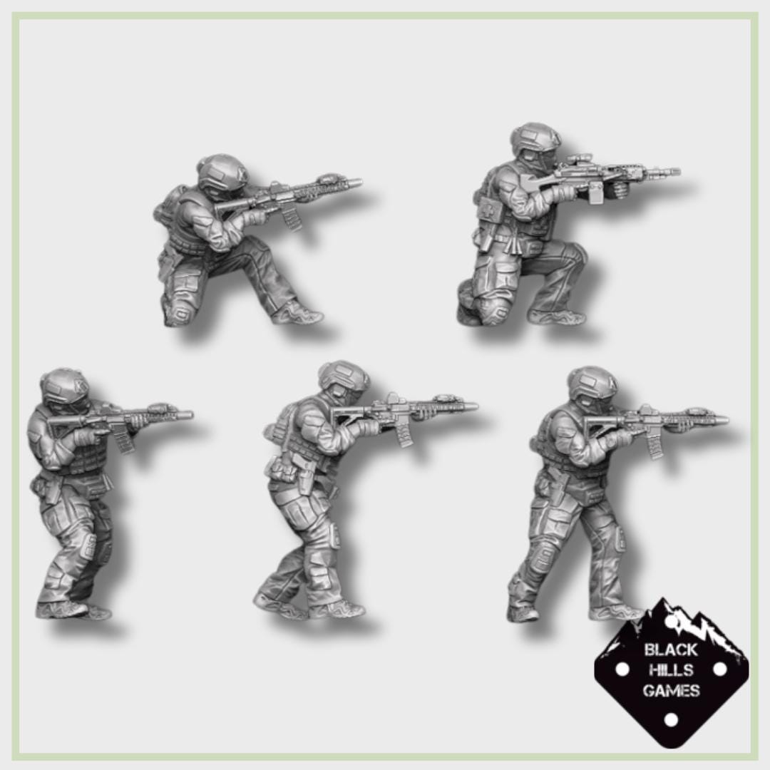 US Rangers - Base Set / Modern Warfare Wargaming Miniatures / Tabletop ...
