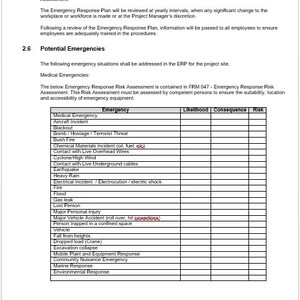 Emergency and Crisis Management Safety Procedure Template | Word File ...