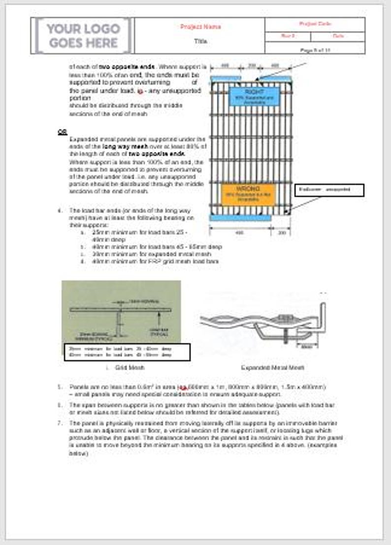 Grid Mesh, Grating & Checker Plate Installation, Removal, Approvals ...