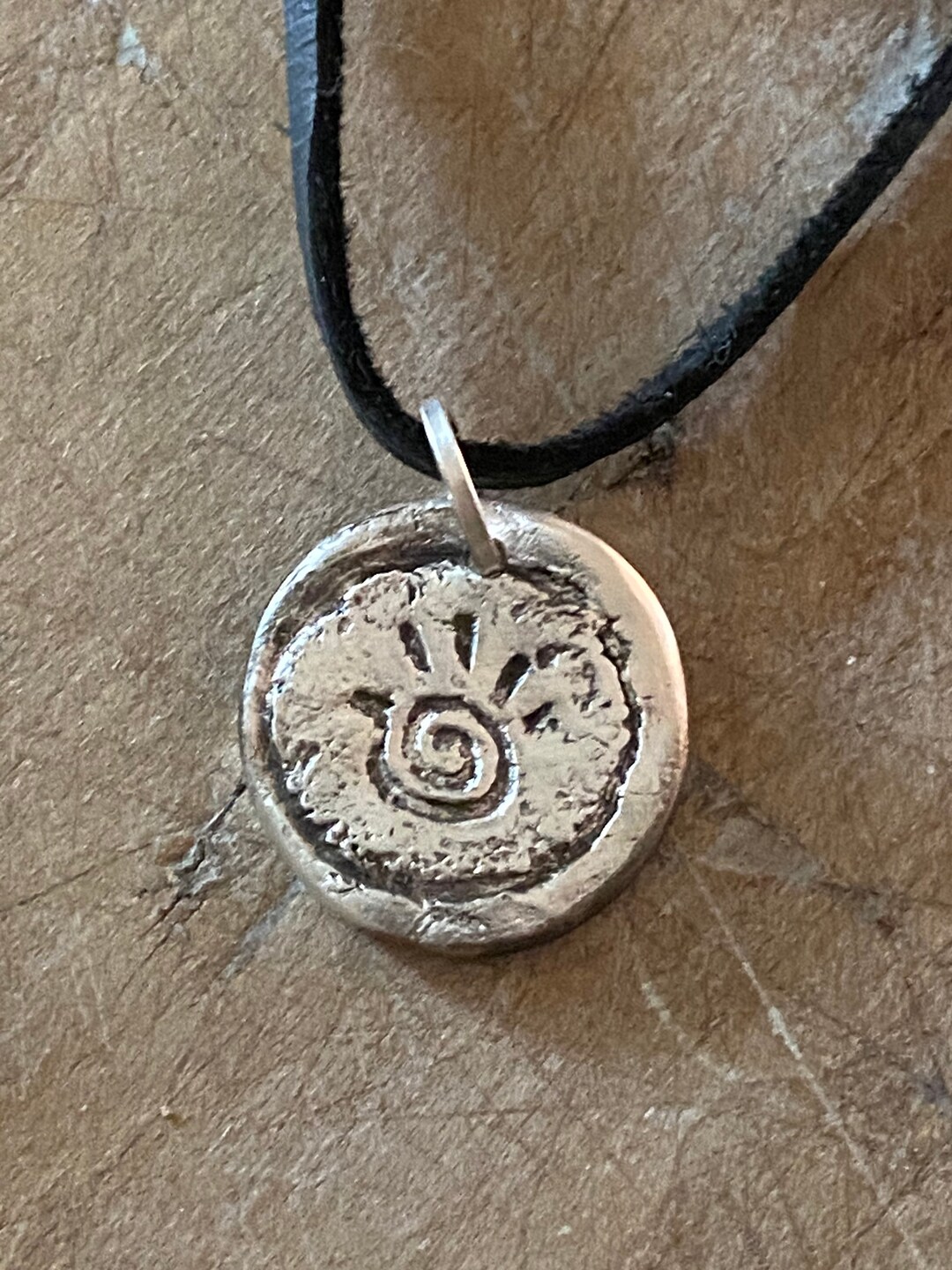 Handafdruk charme, bescherming Talisman, ontwerp uw eigen ketting, hand ...