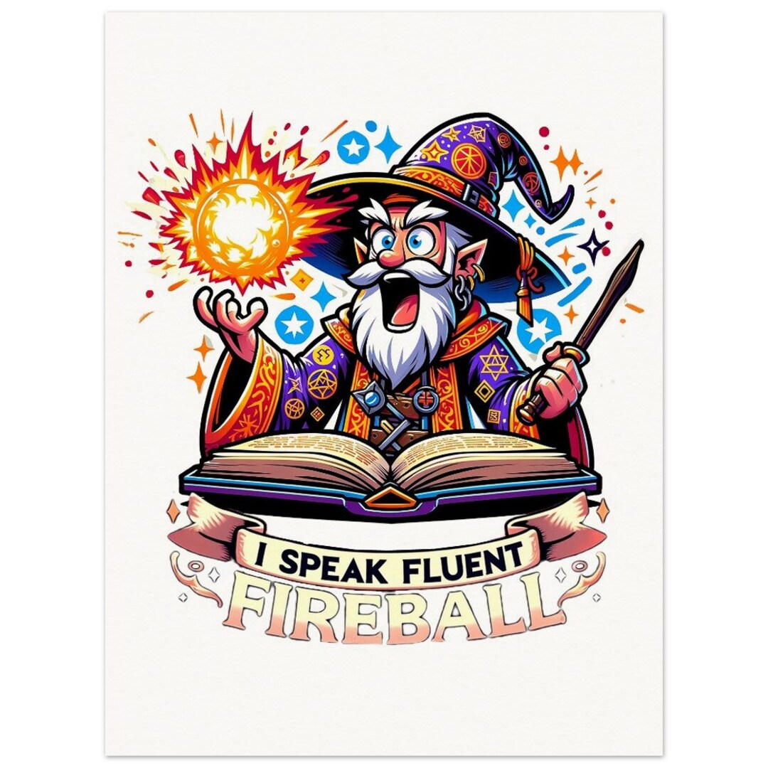 Fluent Fireball Poster Museum-quality Matte Paper Poster - Etsy