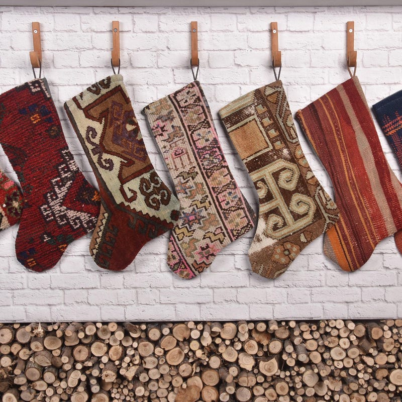 Rustic Christmas Stocking - Etsy