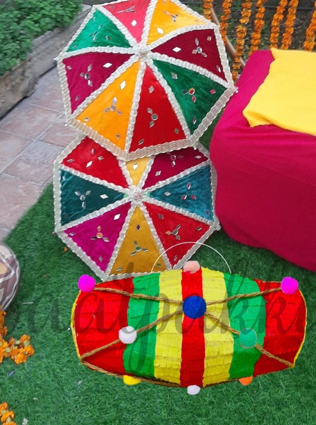Dholki Pinata, Dholak Pinata, Indian Wedding, Indian Wedding Decor ...