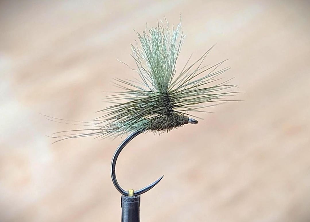 DYNAMITE HARRY - Dark Olive - Classic Scandinavian Dry Fly Pattern ...