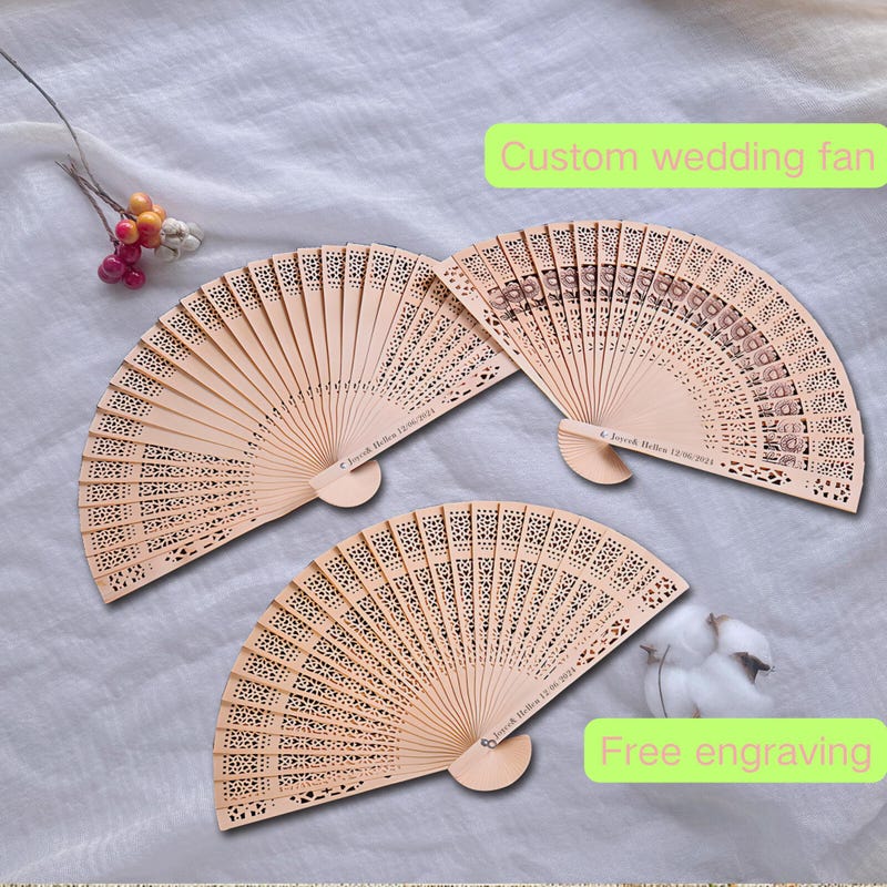 Wedding Fans - Etsy