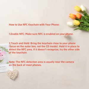 Tap to Play, Personalized Photo and Music Song Keychain With NFC ...