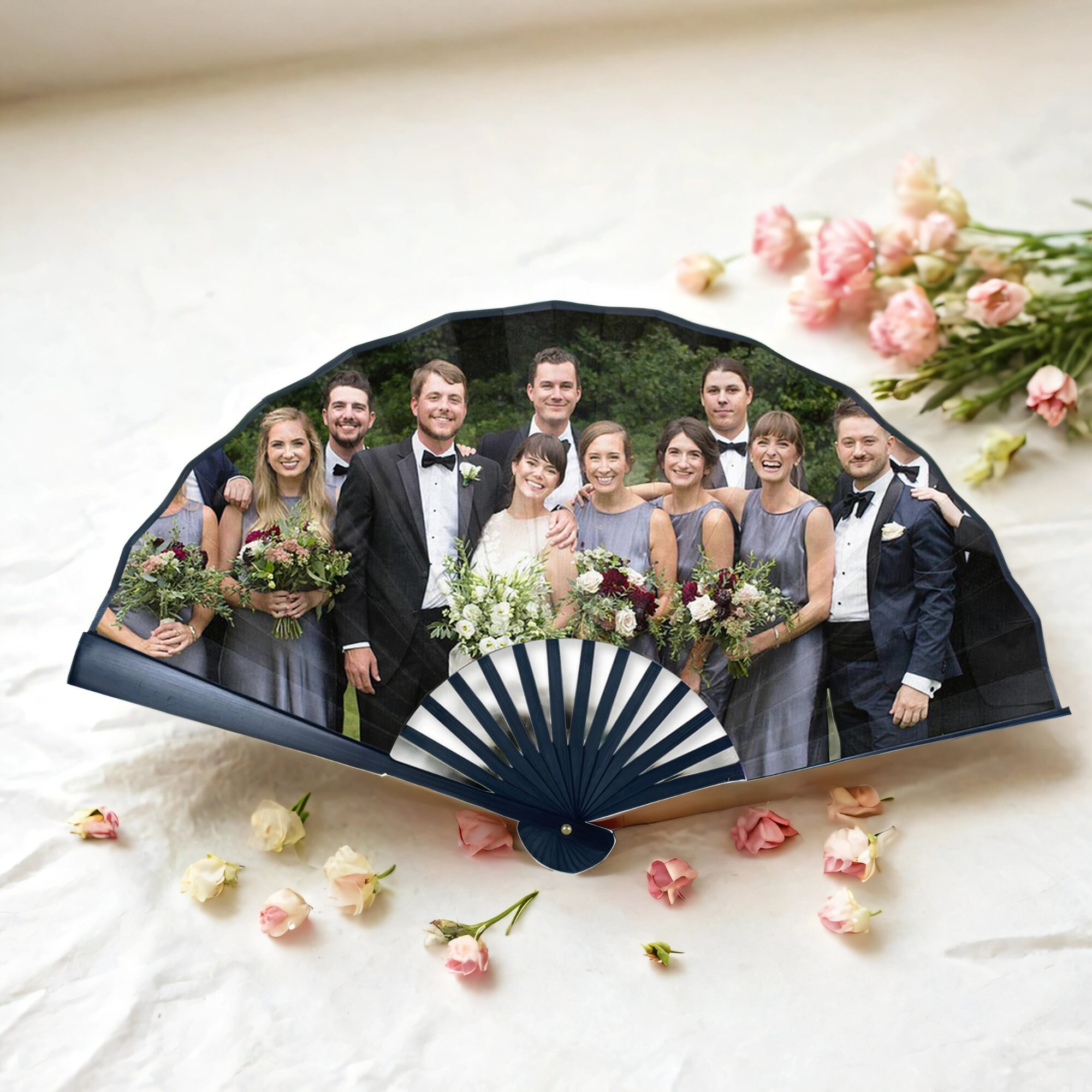 Custom Wedding Fans, Fully Custom Photo or Text, Make Your Own Wedding ...