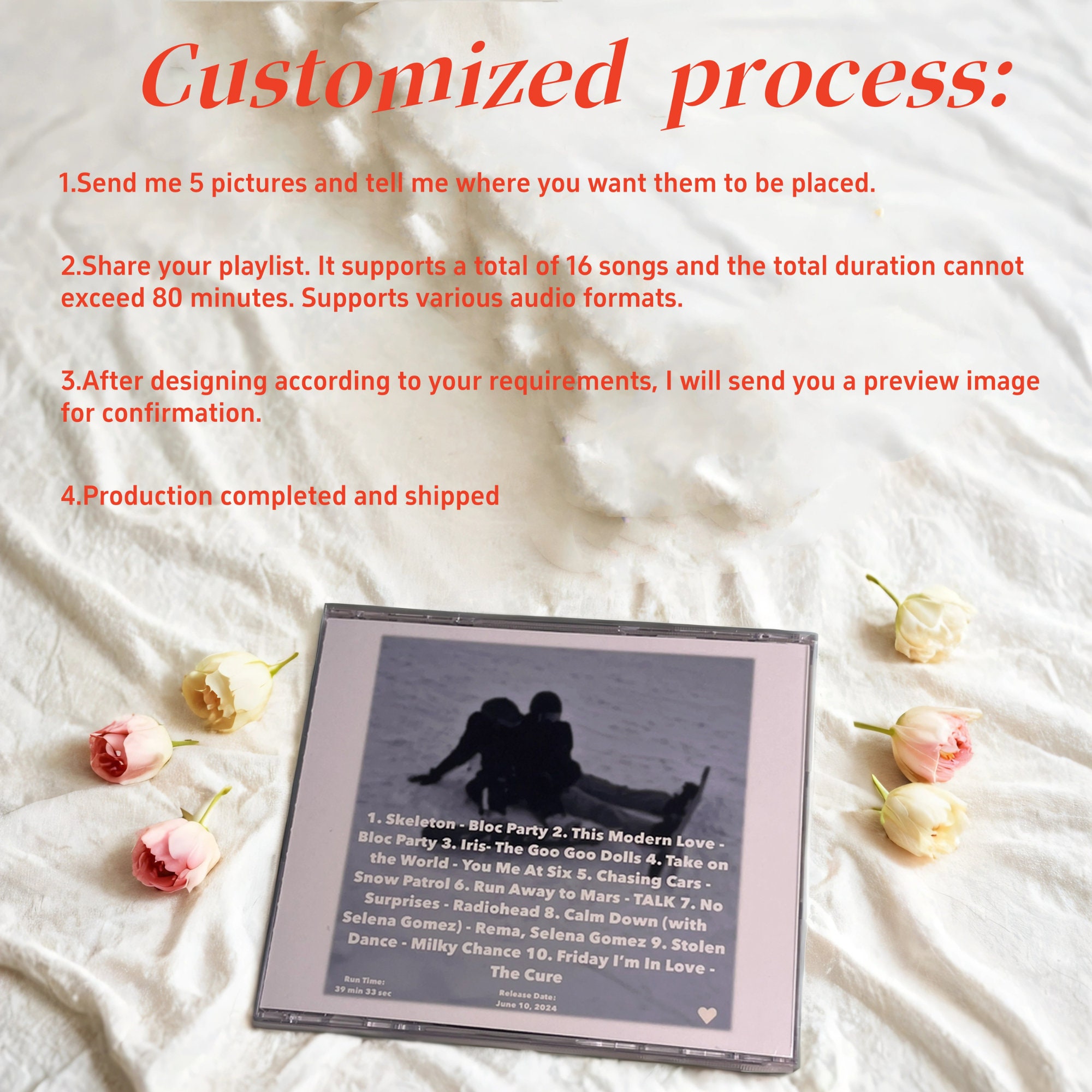 Custom Birthday Music CD Mixtap With Jewel Case, Fully Custom With ...