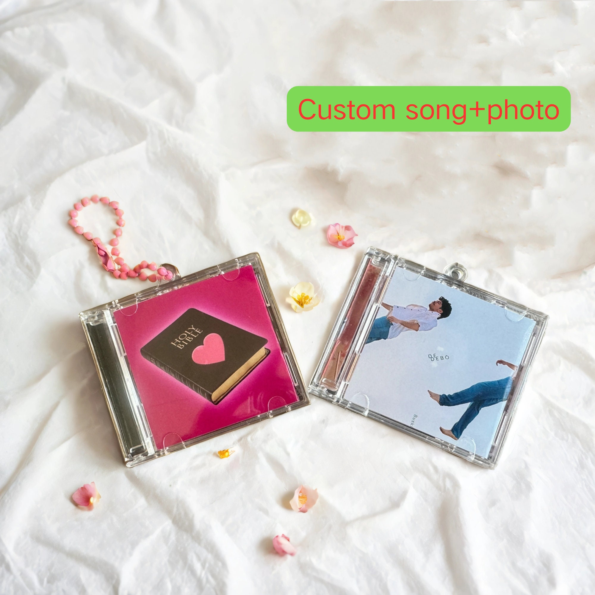 Tap to Play, Personalized Photo and Music Song Keychain With NFC ...