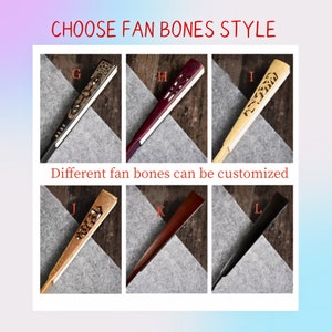 Personalized Handheld Fan With Custom Words and Pictures,custom ...