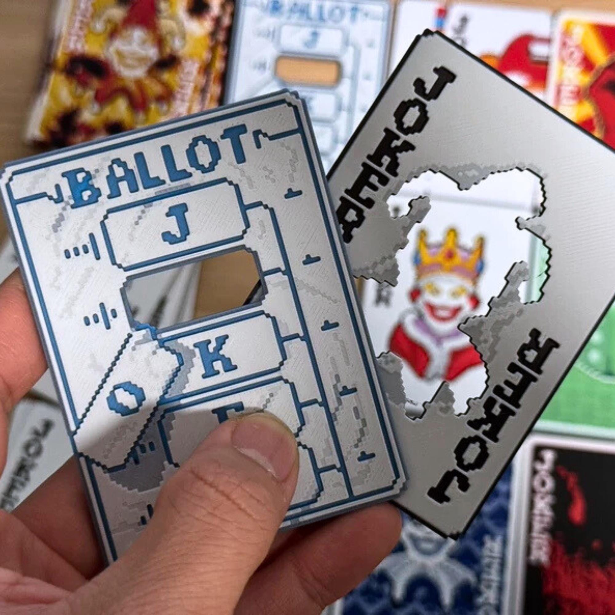 3D Printed Balatro Joker Physical Cards/pendant/refrigerator Sticker - Etsy