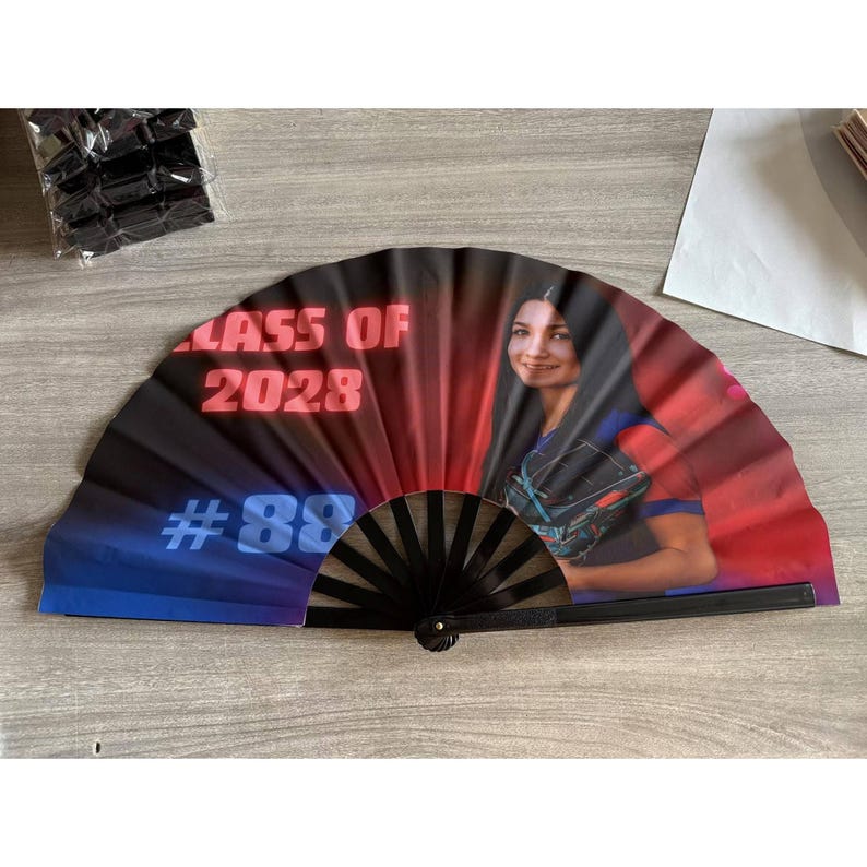 Custom Clack Fan With Bulk Price, Personalized Photo/text/logo Fan ...