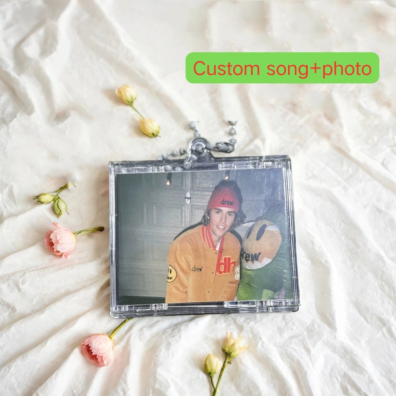 Tap to Play, Personalized Photo and Music Song Keychain With NFC ...