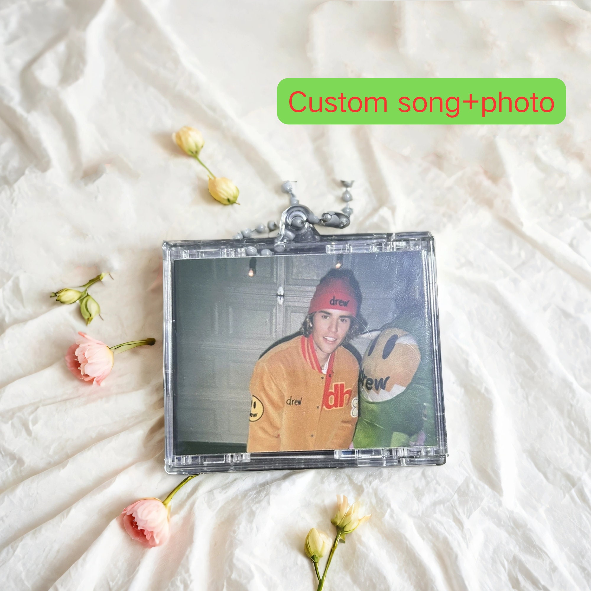 Tap to Play, Personalized Photo and Music Song Keychain With NFC ...