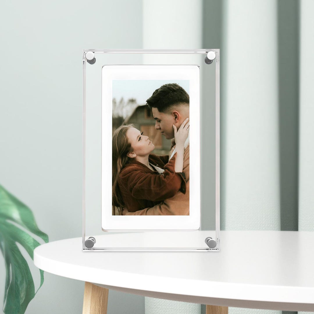 Custom Acrylic Digital HD Video Photo Frame, Personalized Photo Video ...