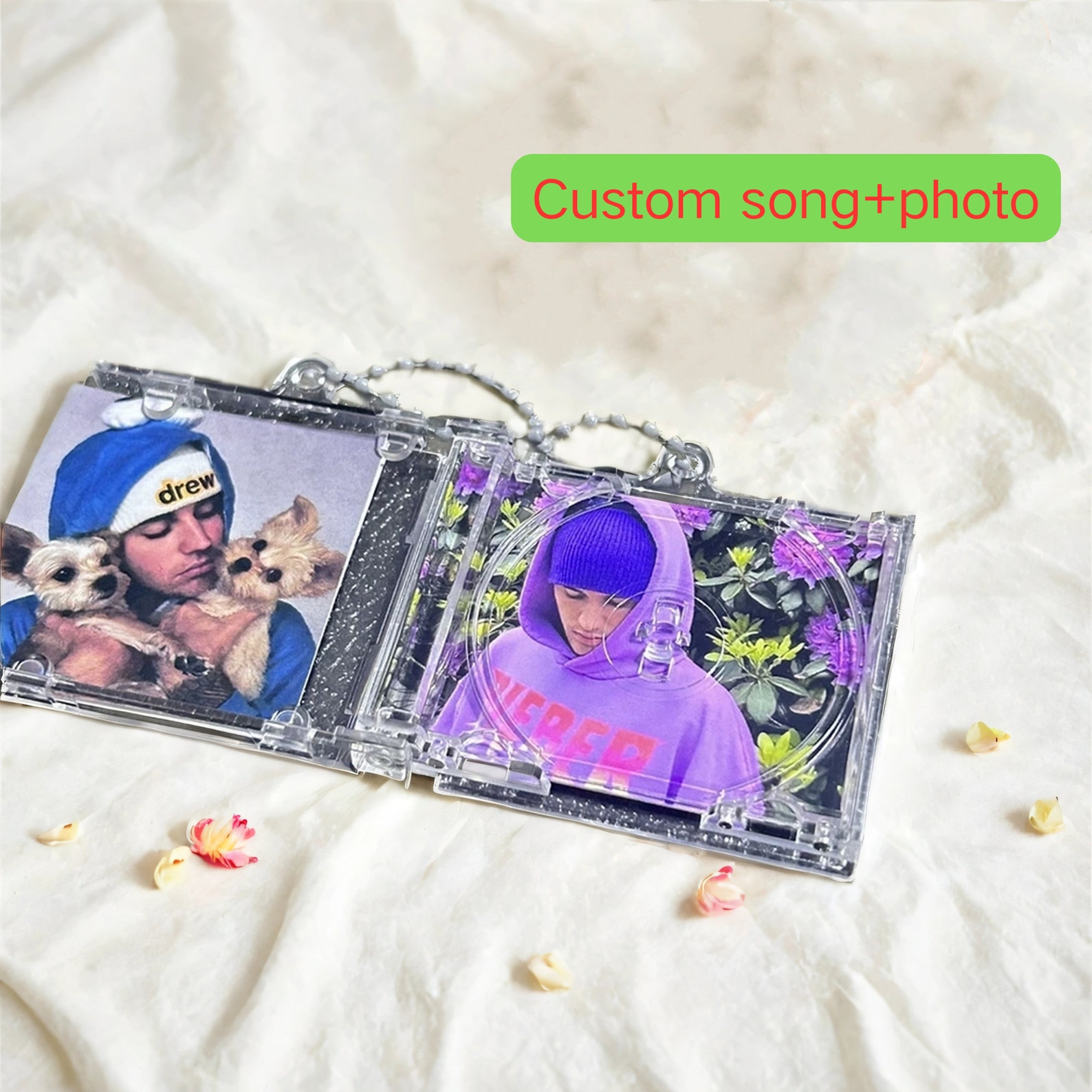 Tap to Play, Personalized Photo and Music Song Keychain With NFC ...