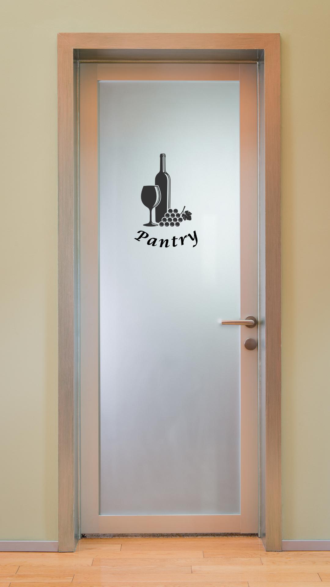 Custom Pantry Decal Custom Pantry Sticker Customizable Pantry Door ...