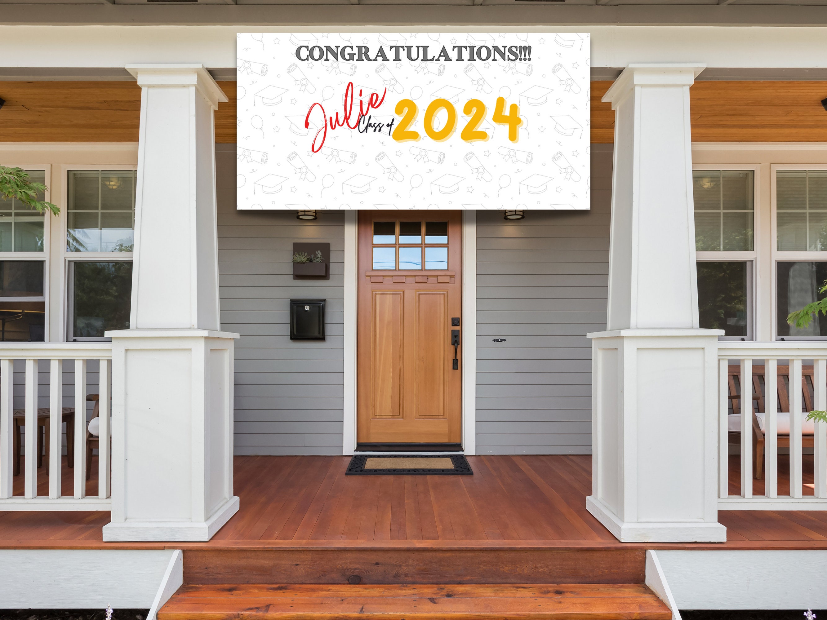 Graduation Banner | Editable Template | 72x36" Banner - Etsy Canada